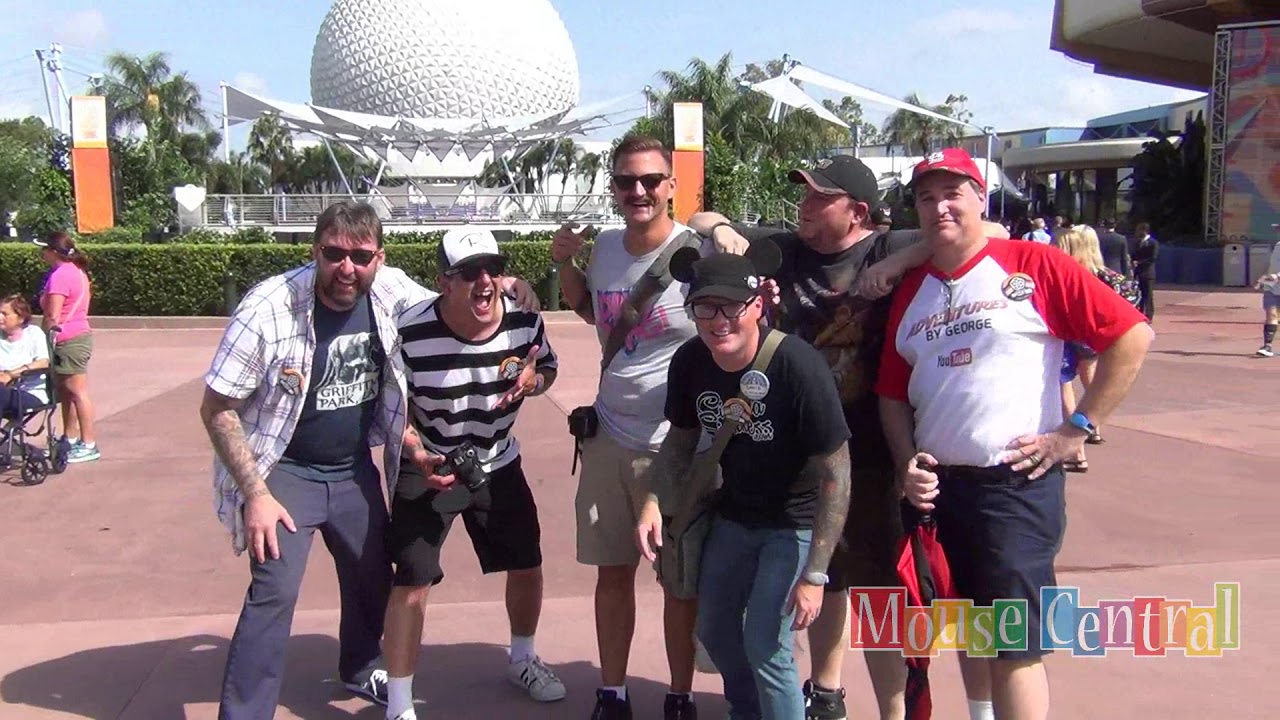 Adam the Woo, Tim Tracker, Justin Scarred and friends at Epcot's 35 ...