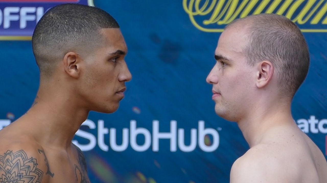 CONOR BENN v LUKAS RADIC - WEIGH IN & FACE OFF - YouTube