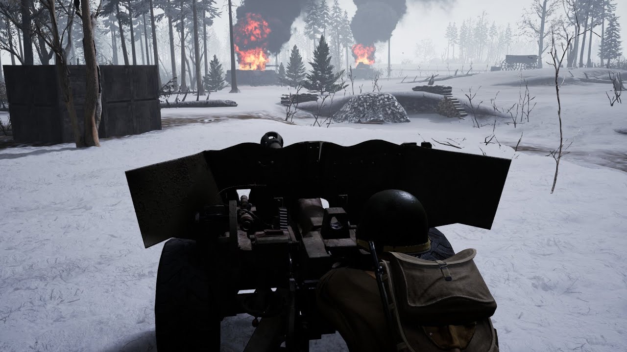 Anti Tank Gun in Action - Post Scriptum gameplay - YouTube