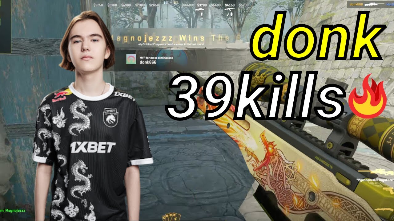 CS2 donk pov demo Faceit 33kills! Ancient Kill Highlights! | 2024/05/23 ...