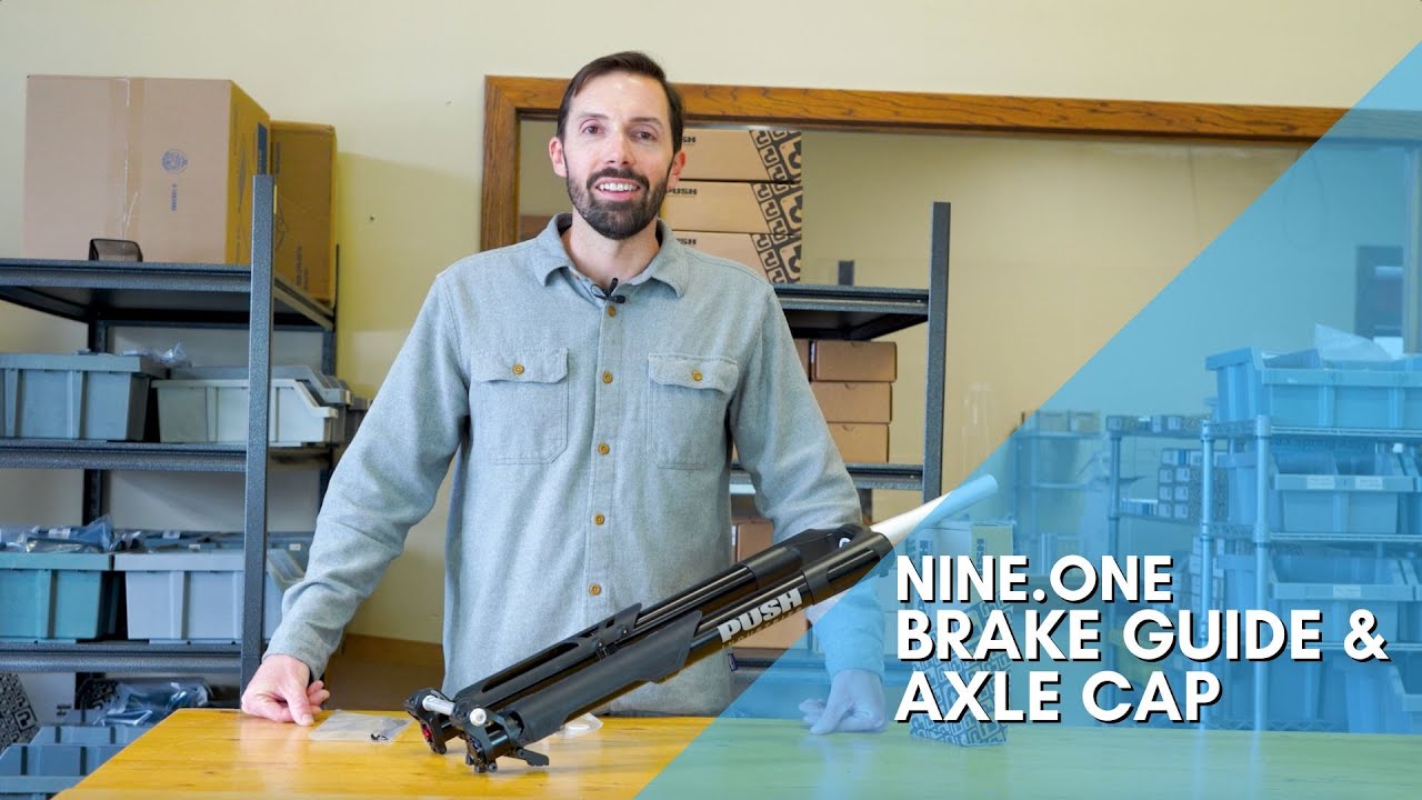 PUSH Nine.One Brake Hose Guide and Axle Caps - YouTube