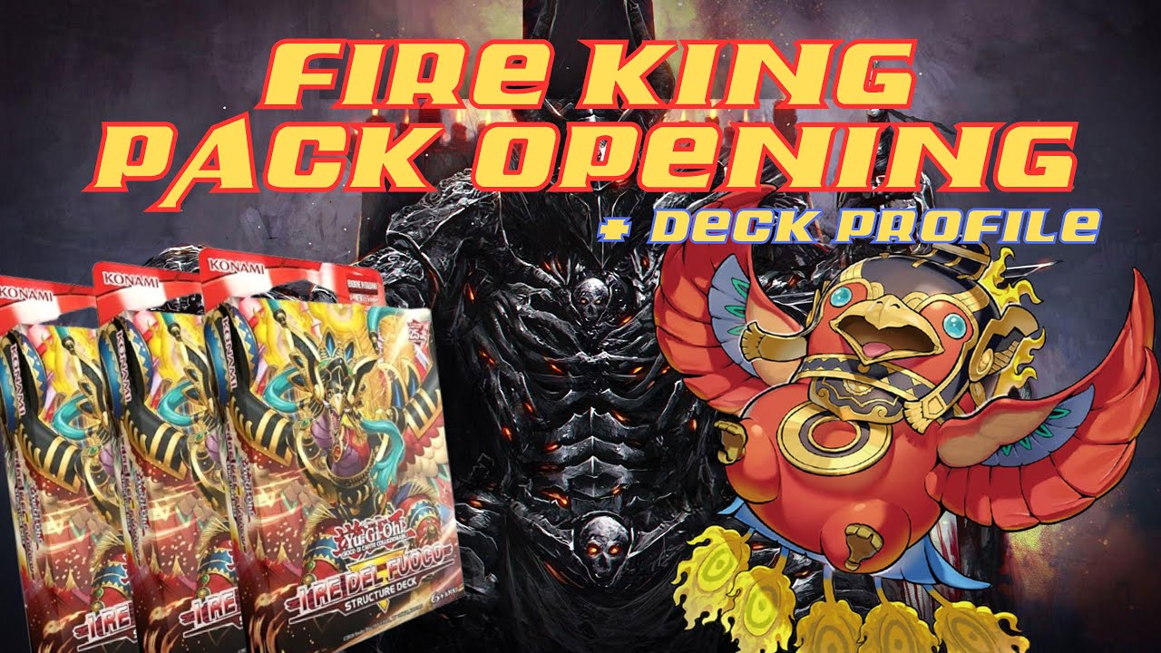 Opening Structure Deck Fire King (Re del Fuoco) + Spiegazione carte e ...