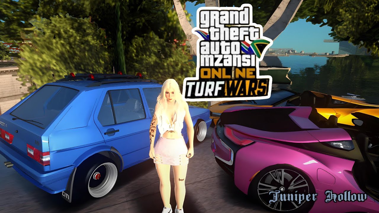 GTA Mzansi online Turf wars modpack cars Review - YouTube