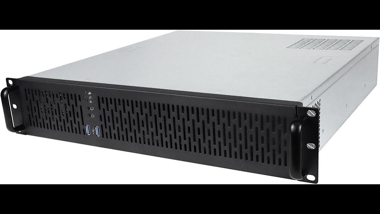 Rosewill 2U Server Chassis 4x 3.5" Bays, 2x 2.5" Devices, Micro-ATX 2x ...