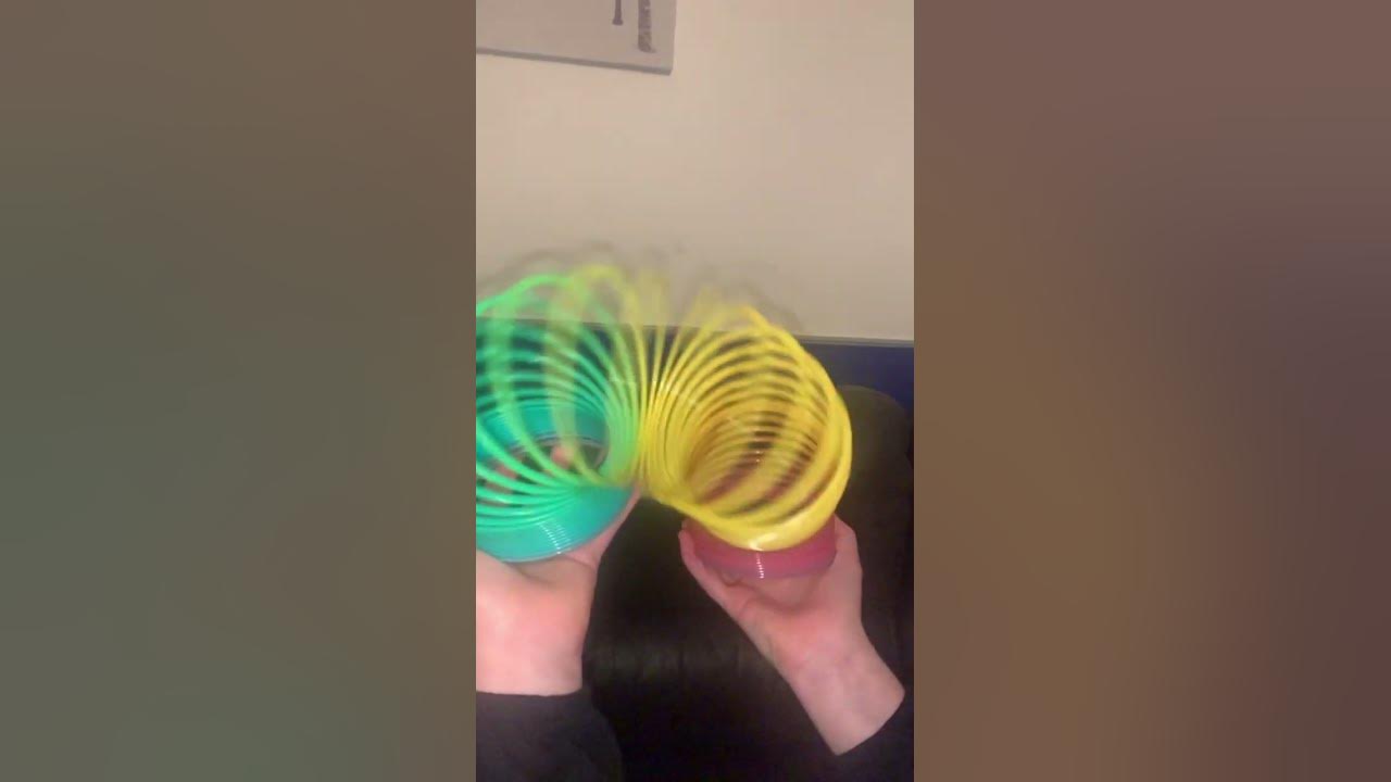 Slow-mo slinky part 3 - YouTube