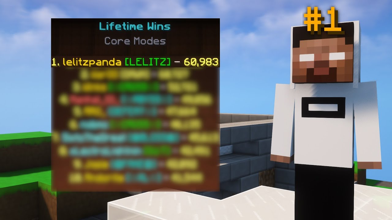 #1 Bedwars Leaderboard Gameplay... | Hypixel Bedwars - YouTube