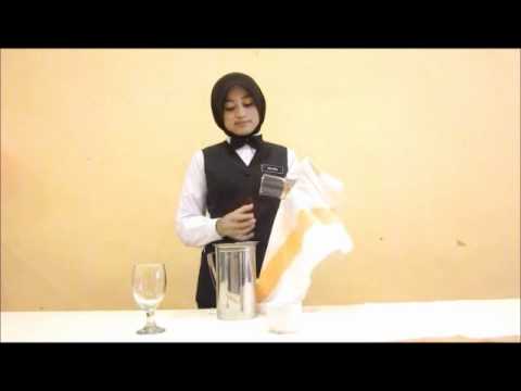 How To Wiping Chinaware, Polishing Glass & Wiping Flatware. - YouTube