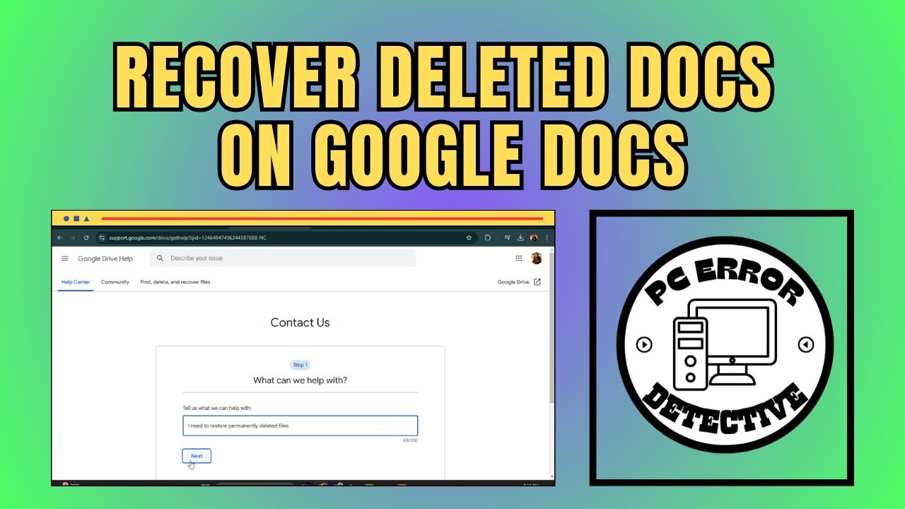 How to Recover Deleted Docs on Google Docs - Full Guide (2025) - YouTube