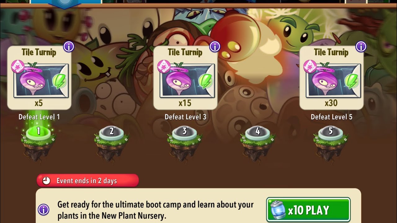 (NEW) Plant Nursery Tile Turnip 💜 PvZ 2 Plants vs. Zombies 2 - YouTube