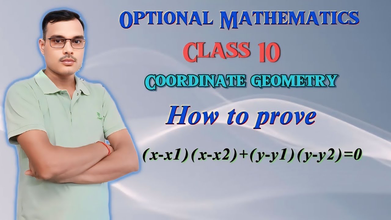 How to prove an Equation of Circle ⭕ - YouTube