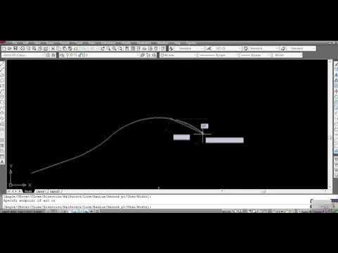 Membuat Denah Rencana Jalan dengan Polyline Arc di Autocad - YouTube