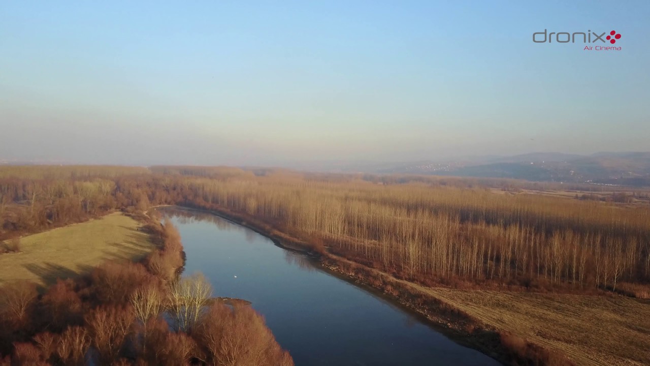 Dunav, Beočin - Futog - Snimanje iz vazduha - YouTube