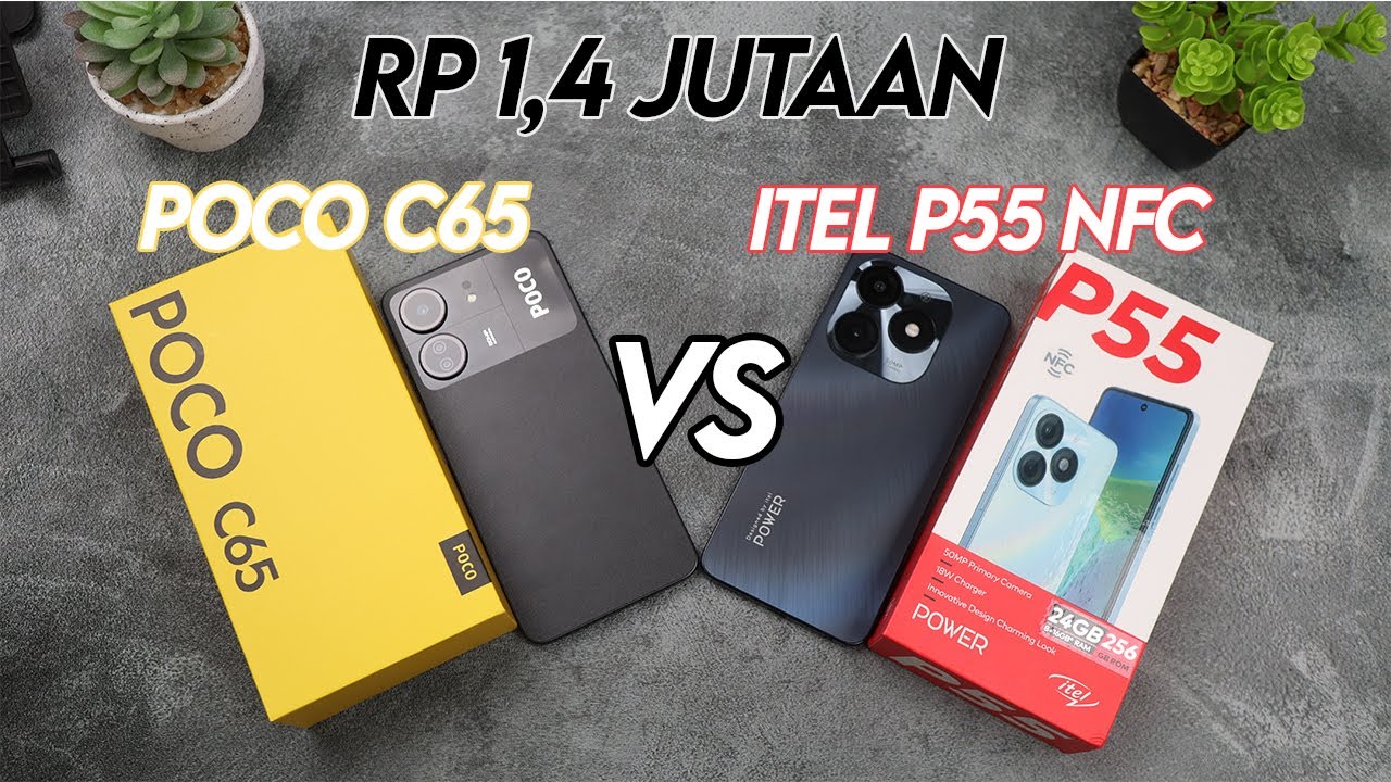 DUEL Poco C65 13C vs Itel P55 NFC Indonesia, Adu ENTRY LEVEL TERLARIS ...