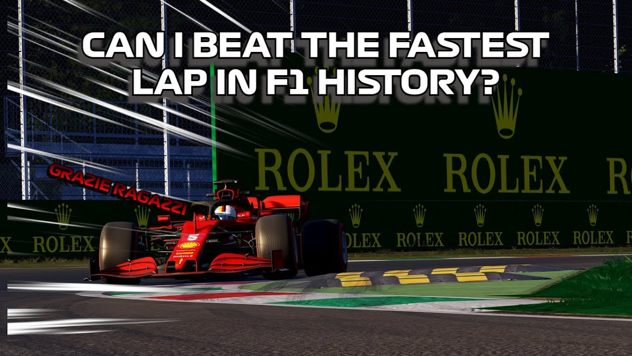 CAN I BEAT THE FASTEST LAP IN F1 HISTORY SET BY LEWIS HAMILTON? - YouTube