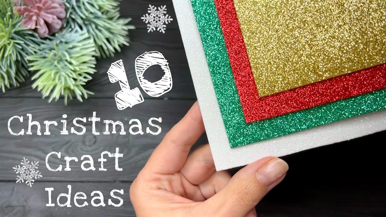 10 IDEAS 🎄 Christmas Craft Ideas How to make Christmas decorations ...