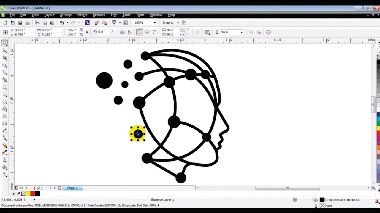 How to Create Technology Face Logo Design in Coreldraw -Best Techniques ...