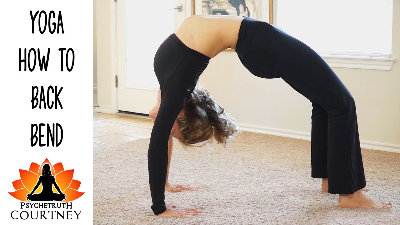 Courtney Yoga #16 How To Do Backbend Stretches beginners Workout - YouTube