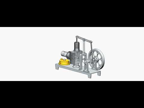 STIRLING ENGINE SCOTCH YOKE TYPE - 1 - YouTube
