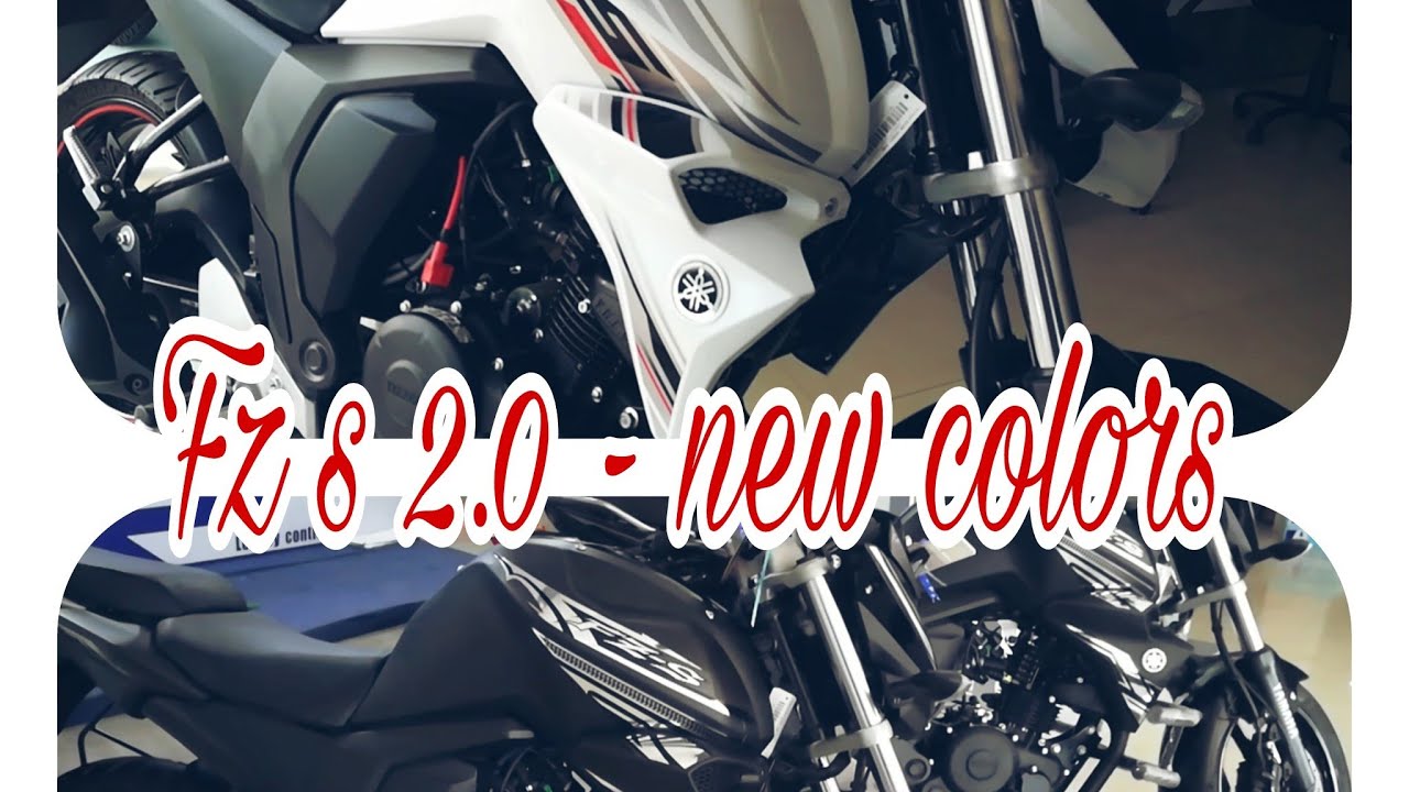 Fz-s 2.0 2017- new colors Matte Black & pearl white - YouTube