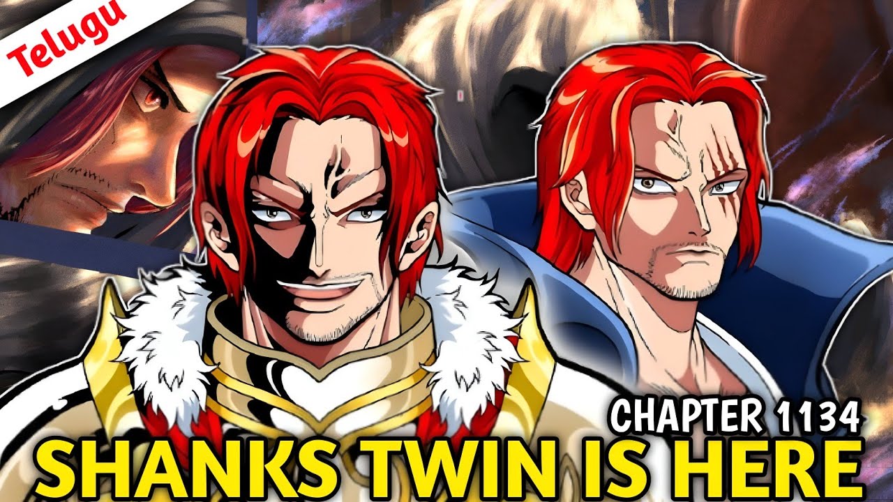 SHANKS TWIN IS HERE 🔥ONEPIECE CHAPTER 1134 REVIEW IN TELUGU - YouTube