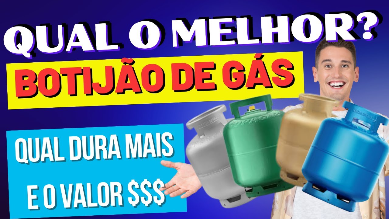 🧳AS MARCAS DE GÁS QUE EXISTEM NO BRASIL. BOTIJÃO AZUL, PRATA, VERDE OU ...