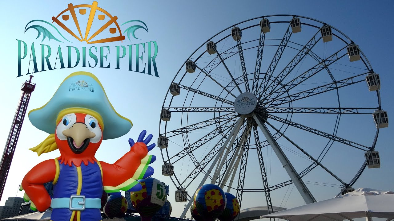 Paradise Pier Fun Park (Bilox, MS) Tour & Review with The Legend - YouTube