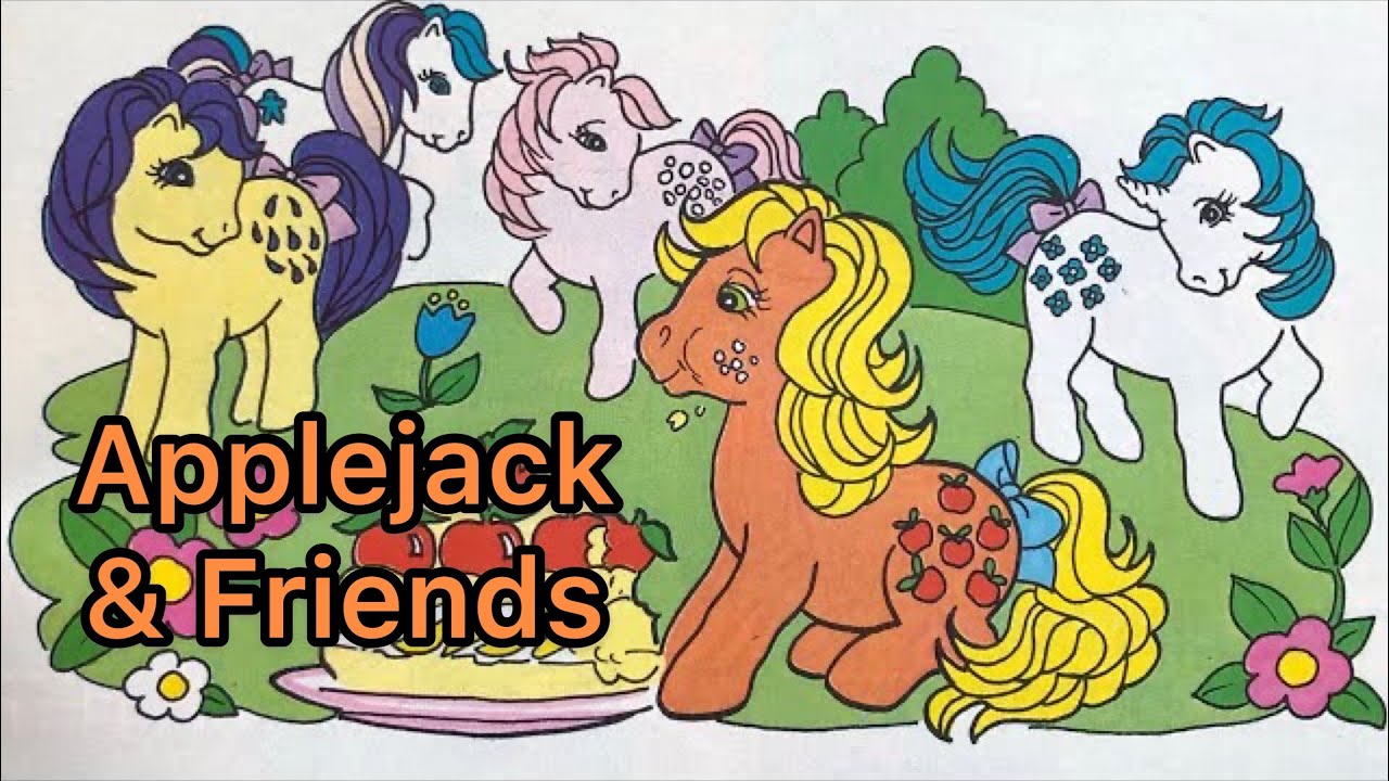 [G1] My Little Pony - Applejack & Friends Tribute (1980’s comic ...