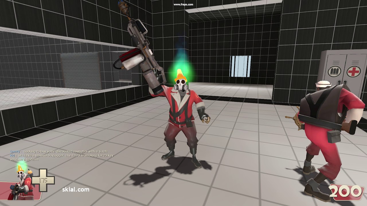 TF2 Unusual Showcase: Green Energy Dead Cone - YouTube