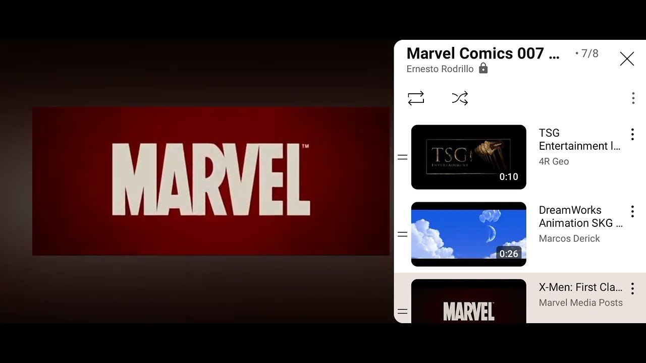 20th Century Fox TSG Entertainment DreamWorks Animation SKG Marvel Logo ...