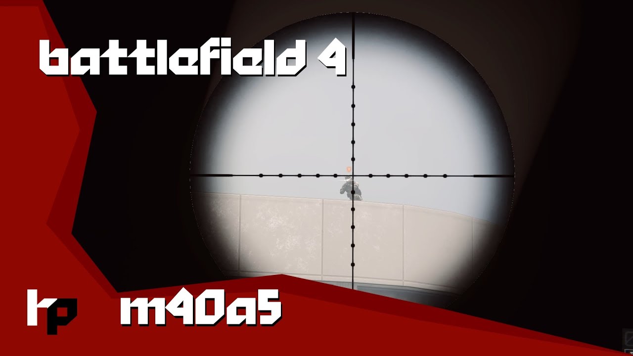 BF4 Beta - Playing with Guns: M40A5 Gameplay - YouTube