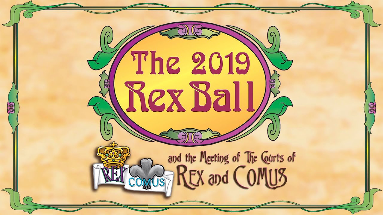 The 2019 Rex Ball and the Meeting of the Courts of Rex and Comus - YouTube