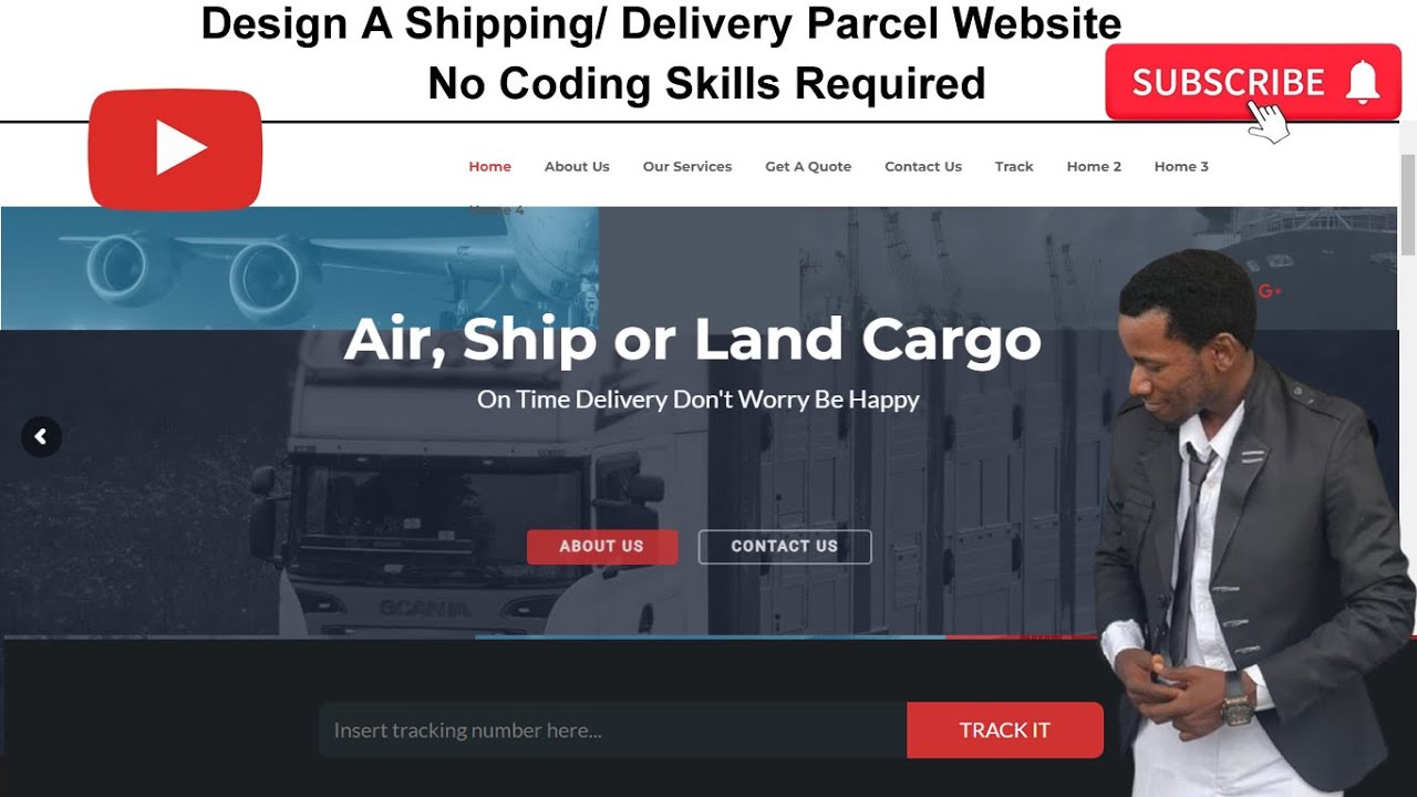 How to build and Design a Courier Delivery Transportation Parcel ...