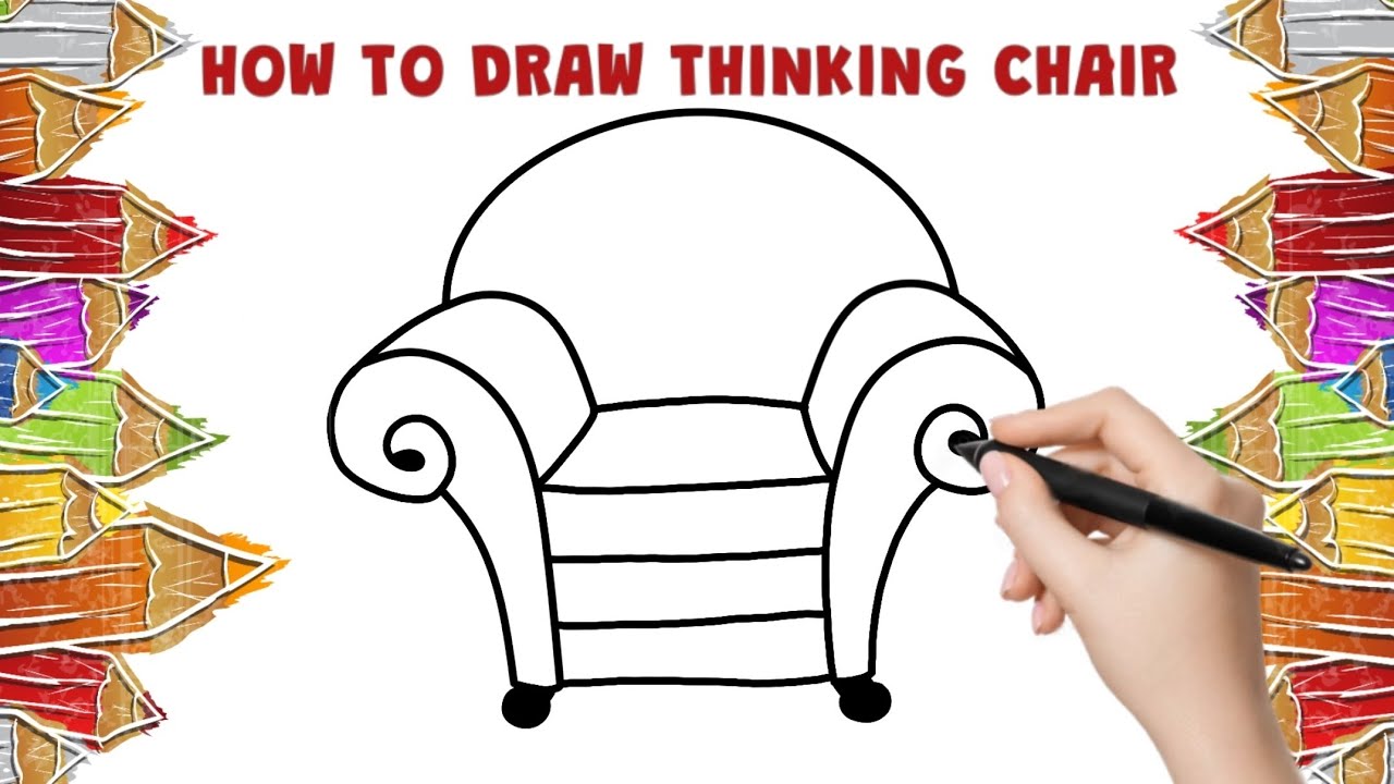 Learn How to Draw the Thinking Chair: Easy Step-by-Step Tutorial - YouTube