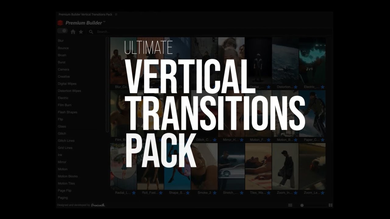Transition for Vertical Videos - After Effects Template - YouTube