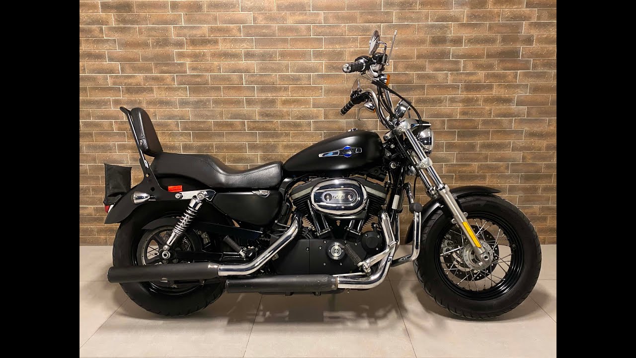 Harley Davidson XL 1200 Custom CB 2013 - YouTube
