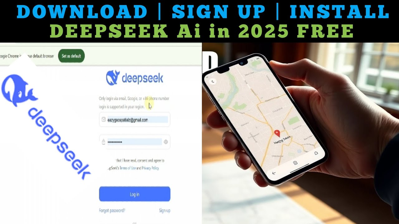 How I Download DEEPSEEK Ai app in 2025 || Install and Sign up in ...