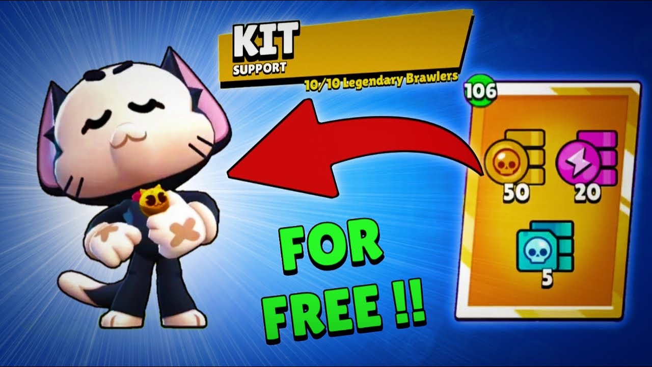 How I Unlocked a #legendary brawler "KIT" 🔥 #credit #gaming #brawlstars ...