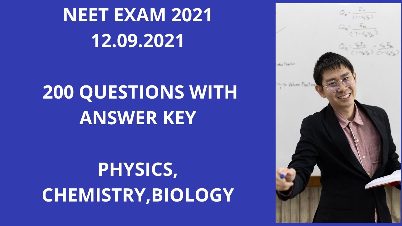 NEET 2021 UG EXAM PAPER || N6 QUESTION PAPER WITH ANSWER KEY || NEET ...