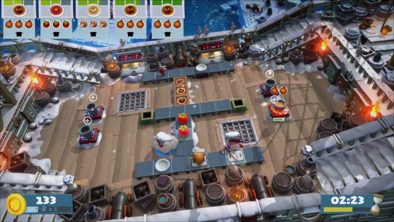 Overcooked! | Level 3-2 | 1 player (solo) | 4 stars - YouTube