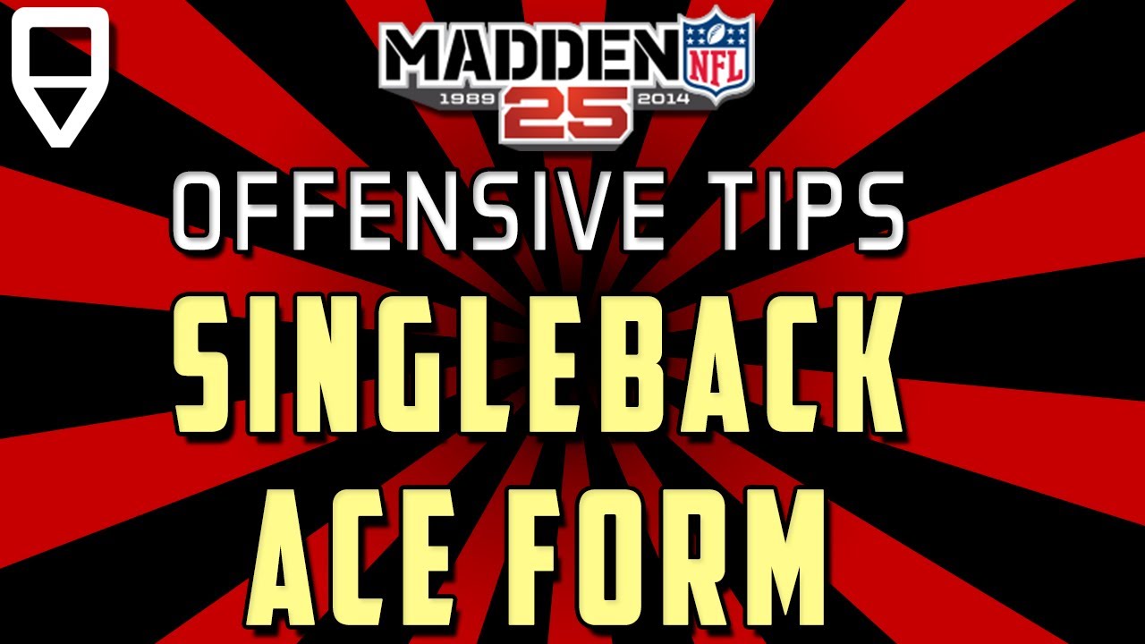 Madden 25 Singleback Ace Offensive Tip Trick - Improve your Game! MUT25 ...