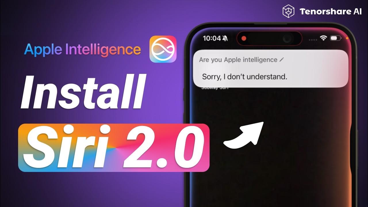 New Siri UI and Animation Installation | How to Install iOS 18 Siri 2.0 ...