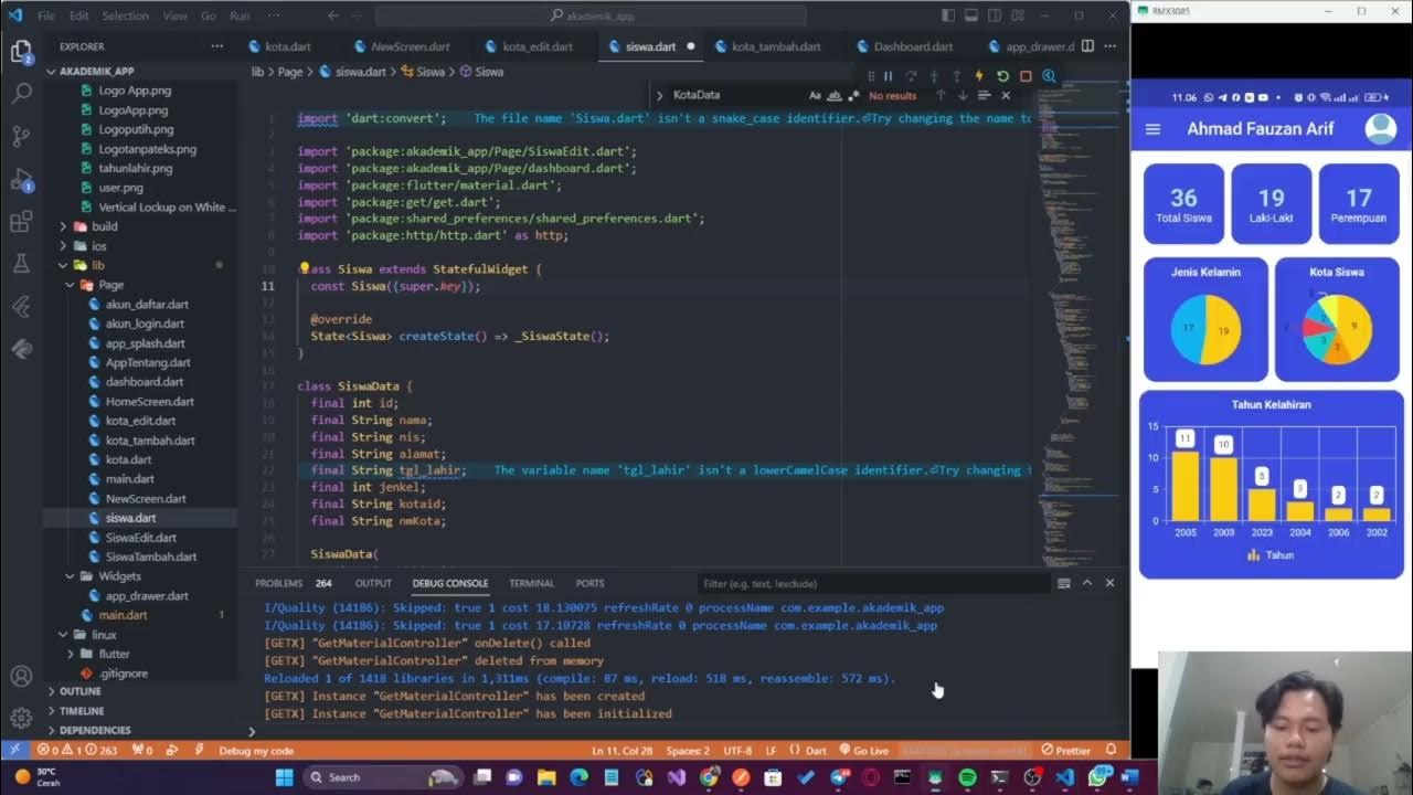 FAST TRACK MOBILE APPS - BAB 4 - FLUTTER - 12 Finishing List Siswa ...