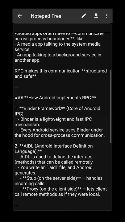 RPC in Android Explained | AIDL & Binder IPC Deep Dive - YouTube