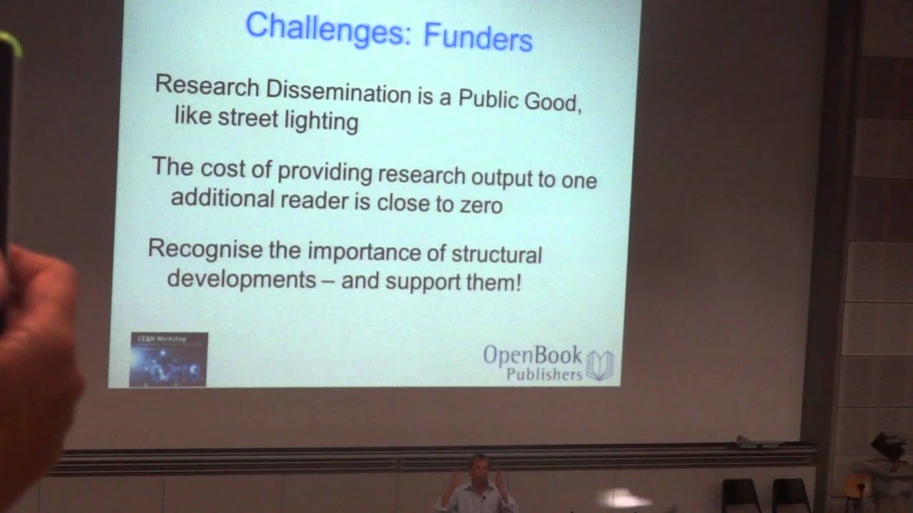 OA Research Monographs in HSS: Opportunities & Challenges, by Rupert ...