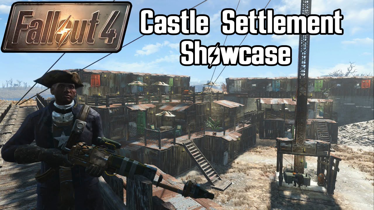 Fallout 4 - Castle Settlement Showcase - YouTube