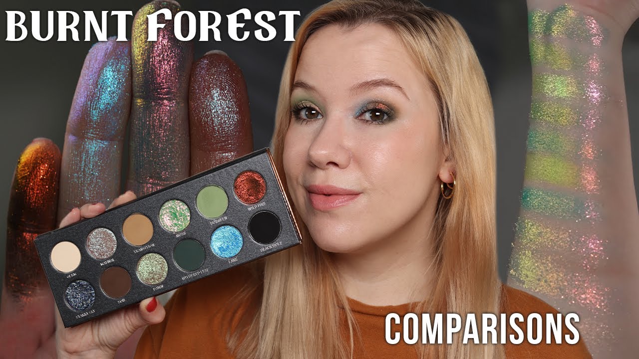 Kryptein Cosmetics Burnt Forest Palette | Swatches, Comparisons & 2 ...