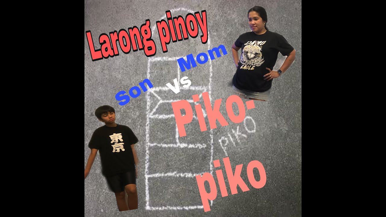 Playing Hopscotch (piko) | Larong pinoy piko| piko pinoy version of ...