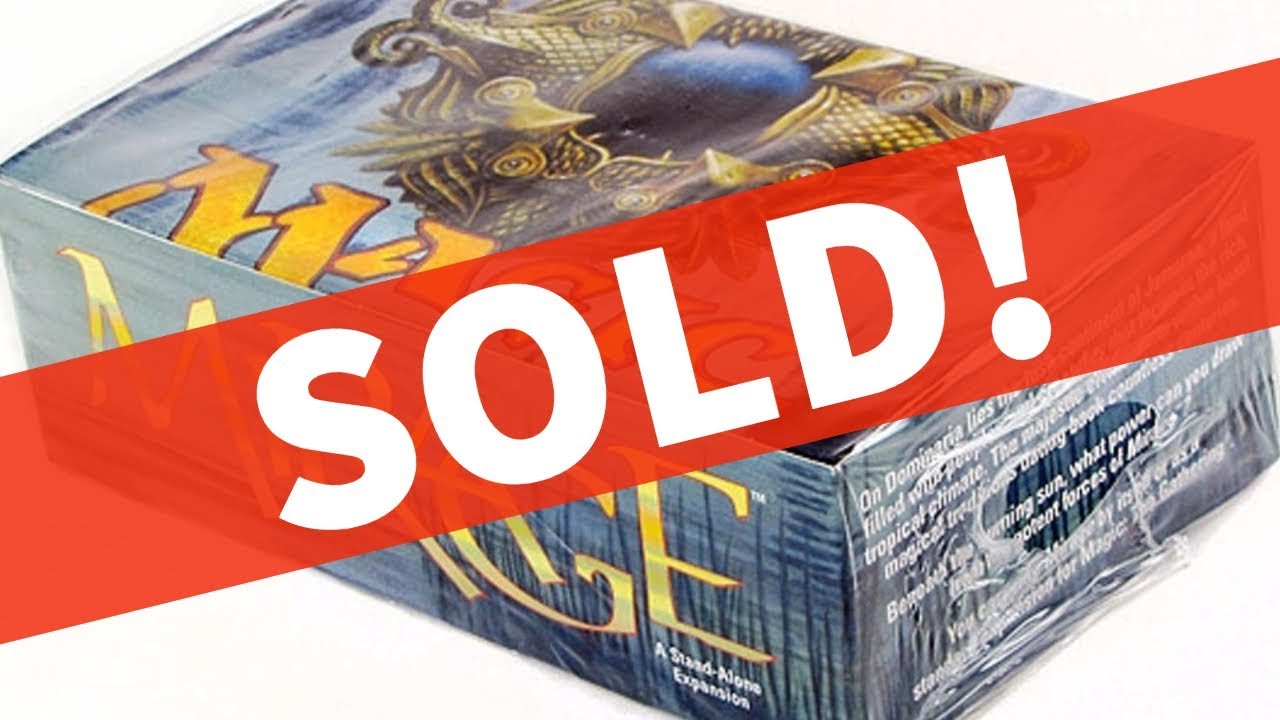 💰 SOLD! $999 Mirage Booster Box 💰 Sealed MTG Finance - YouTube
