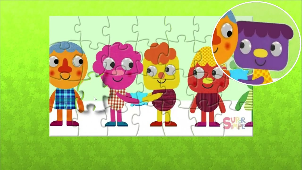 Pass The Beanbag Noodle & Pals Super Simple Songs Puzzle Top - YouTube