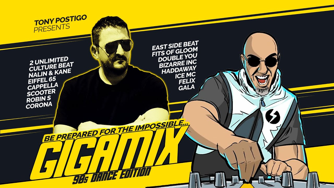 Tony Postigo presents: *GIGAMIX* (90s Dance Edition) (TEASER 2) - YouTube